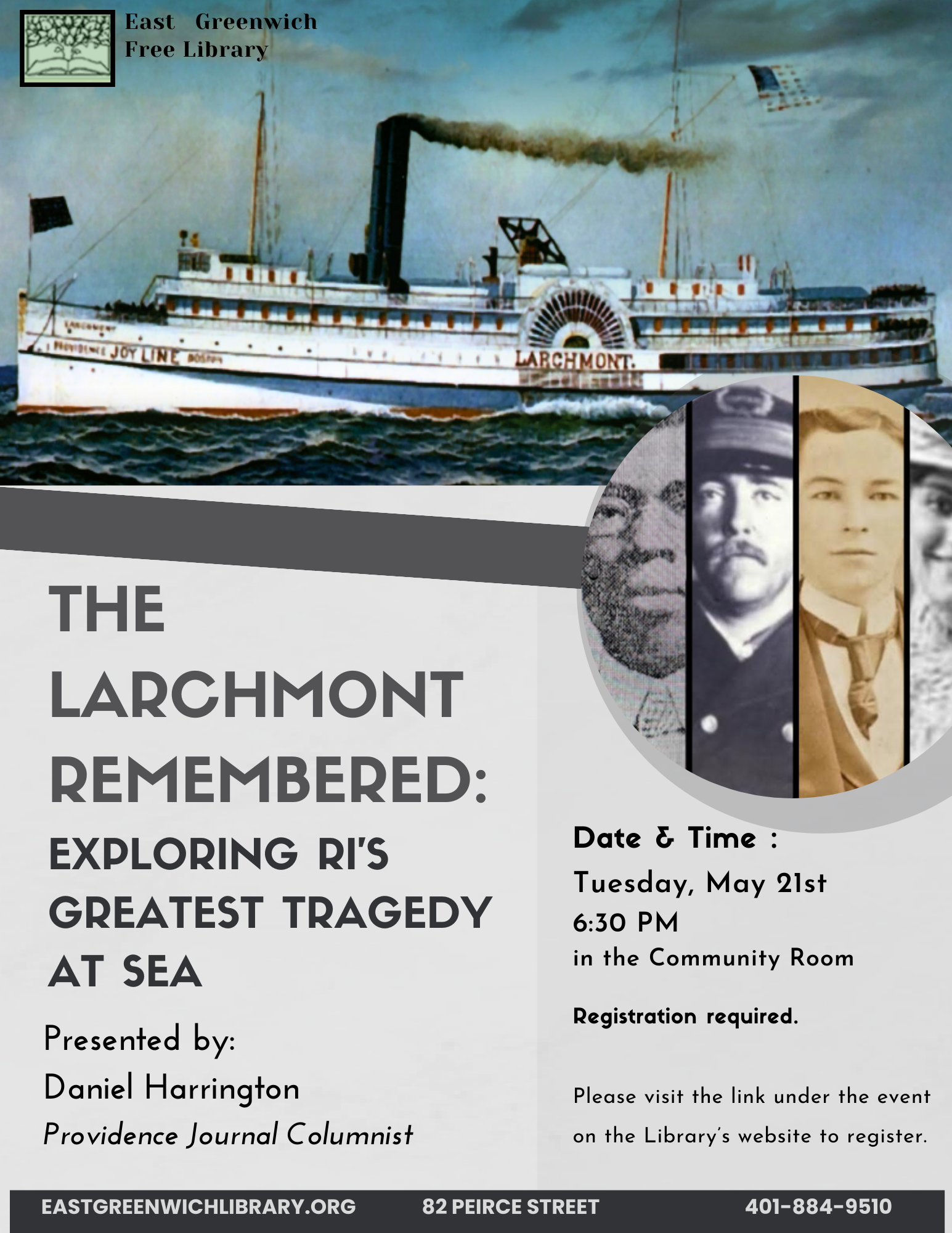 The Larchmont Remembered: Exploring RI’s Greatest Tragedy at Sea | East ...