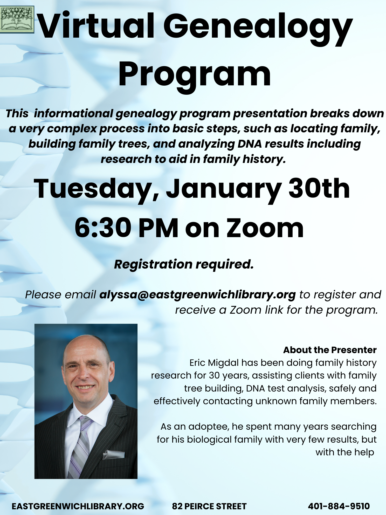 Adult Events | East Greenwich Free Library